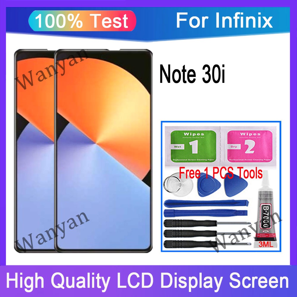 Original AMOLED Infinix Note 30i X6716 LCD Touch Screen Replacement ...
