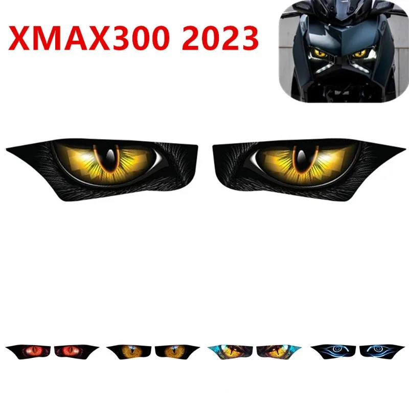 Motorcycle Accessories Front Fairing Headlight Guard Sticker Head light ...