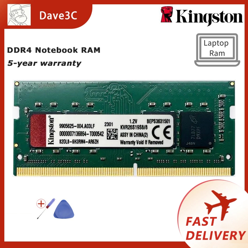 Kingston ddr4 Notebook RAM 4gb 8gb 16gb 3200mhz 2666mhz 2400mhz 2133mhz ...