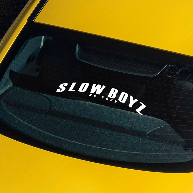 Slow Boyz Sticker Car Sticker windscreen Personalized Fashion Car ...