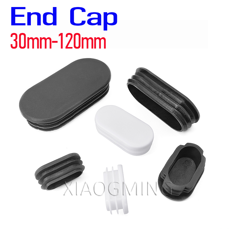 30-200mm Oval Shape Furniture leg plastics rubber pad feet cap table ...