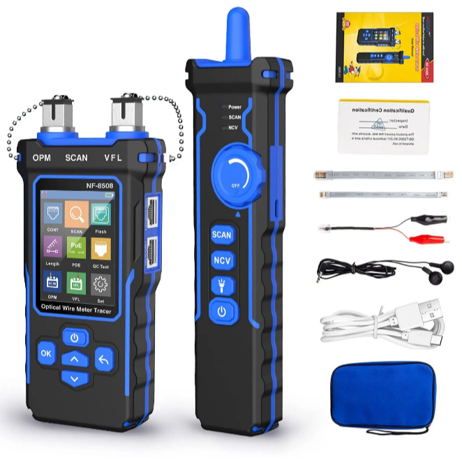 NOYAFA NF-8508 Network Cable Tester LAN Optical Wire Meter Power Tester ...