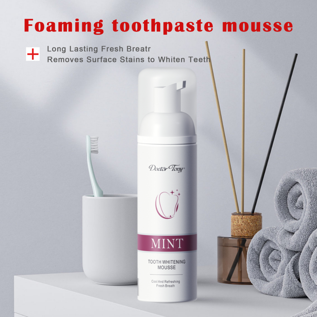 DOCTOR TONY Teeth Cleansing Whitening Mousse Removes Stains Oral ...