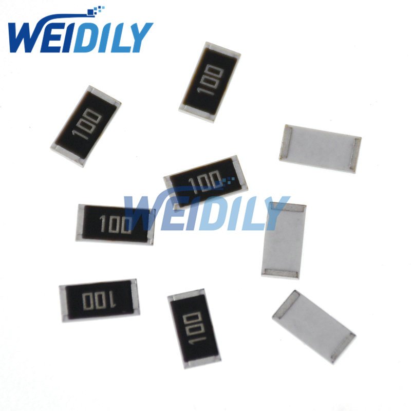 20PCS 2512 SMD Alloy Resistor 2W 1% 0.1R 0.1 ohm R100 R010 R020 R050 ...