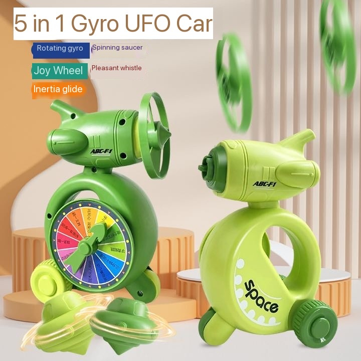 Five-in-One UFO Gyro Toy Boy Magic Rotating Duel Disk, Indoor Outdoor ...