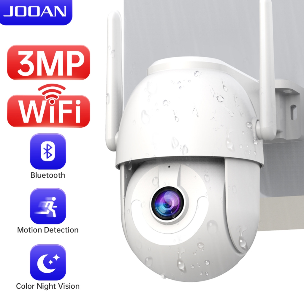 Jooan Waterproof 2K HD PTZ IP Camera Wifi Connect To Cellphone Outdoor ...