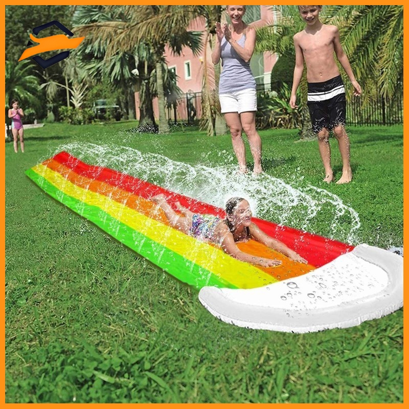 Outdoor Lawn Beach Sea Inflatable Rainbow Arch Water Spray Kids ...