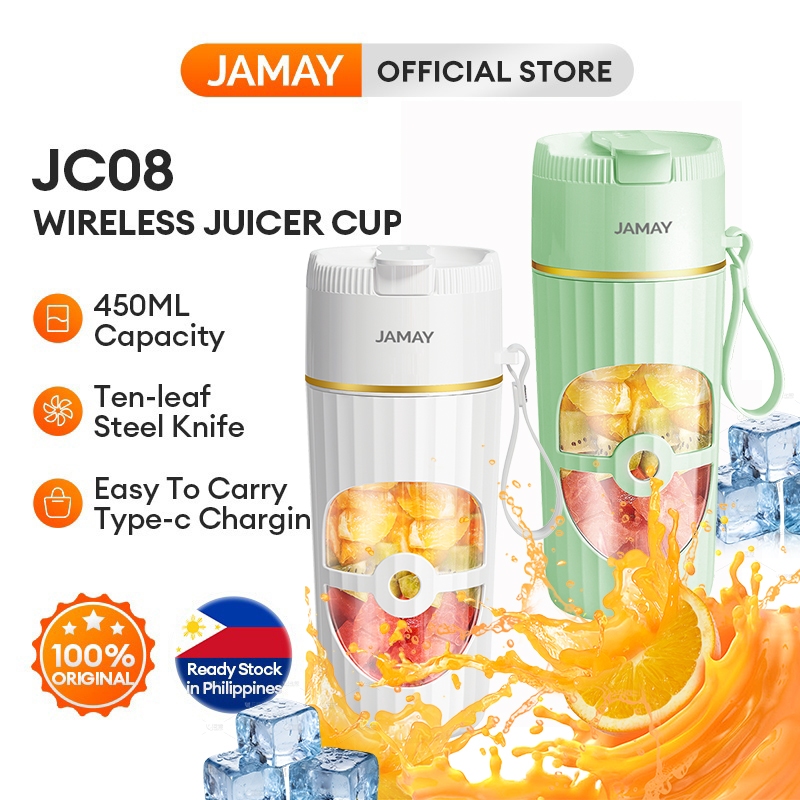 JAMAY Juicer Blender Portable 450ML portable juicer Mini ... JAMAY Juicer Blender Portable 450ML portable juicer Mini ...