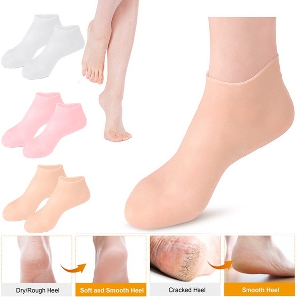 1 Pair Anti Dryness and Rejuvenation Sole Protection Socks Foot Skin ...