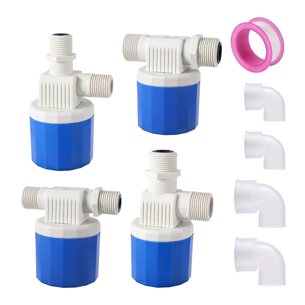 Water Tank Float 1/2'' 3/4''Male Straight-Through Water Level Valve ...