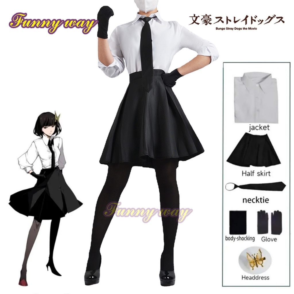 Akiko Yosano Cosplay Anime Bungo Stray Dogs Akiko Cosplay Costume ...