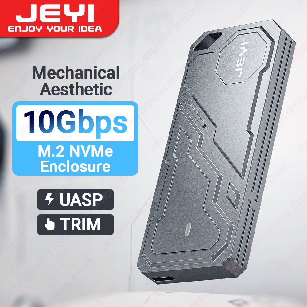 JEYI M.2 SSD Enclosure RTL9210 NVMe Mobile Box USB3.2 10G Type-c SSD ...