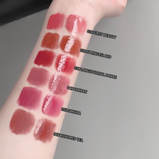 GEGE BEAR double head 2 In 1 lip tint liquid lipstick matte glossy lip ...