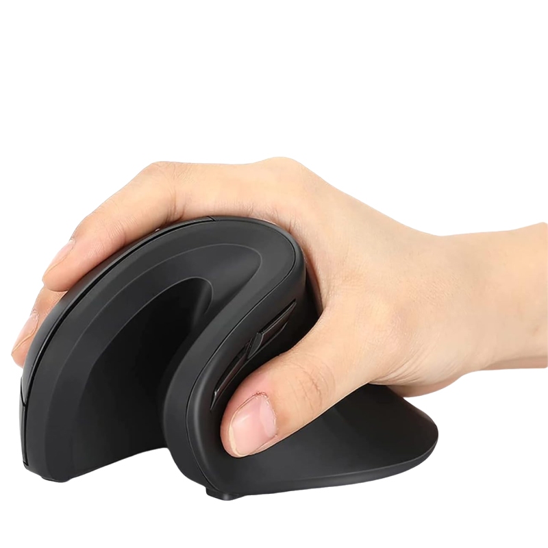 Ergonomic Mouse, 2.4G Silent Vertical Wireless Mouse, Dual Mode Ergo ...