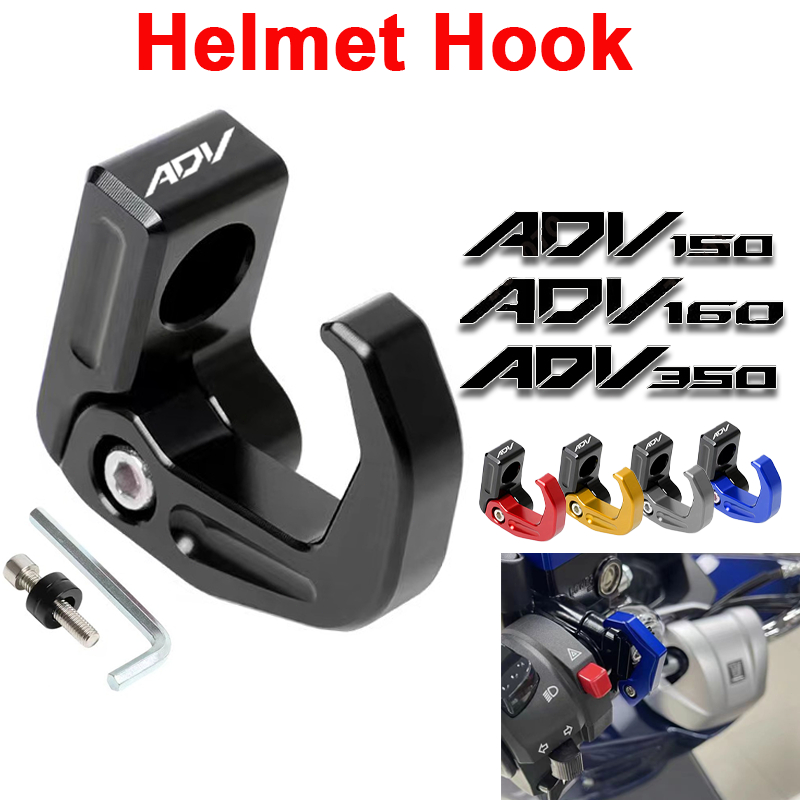 CNC Helmet Hook Aluminum Storage Hook Folding Hook For HONDA ADV150 ADV ...