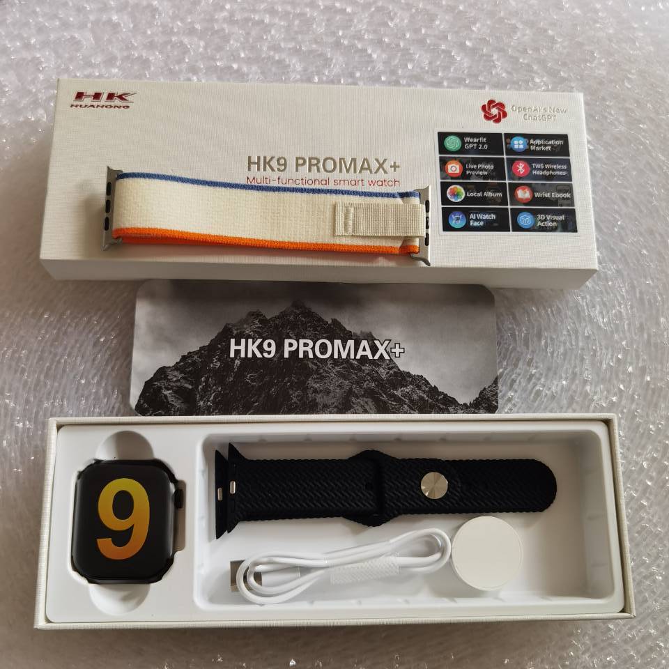 2024 HK9 Pro MAX+ /HK9 ULTRA2 MAX RAM 2GB GEN 4 AMOLED Smart Watch Men ...