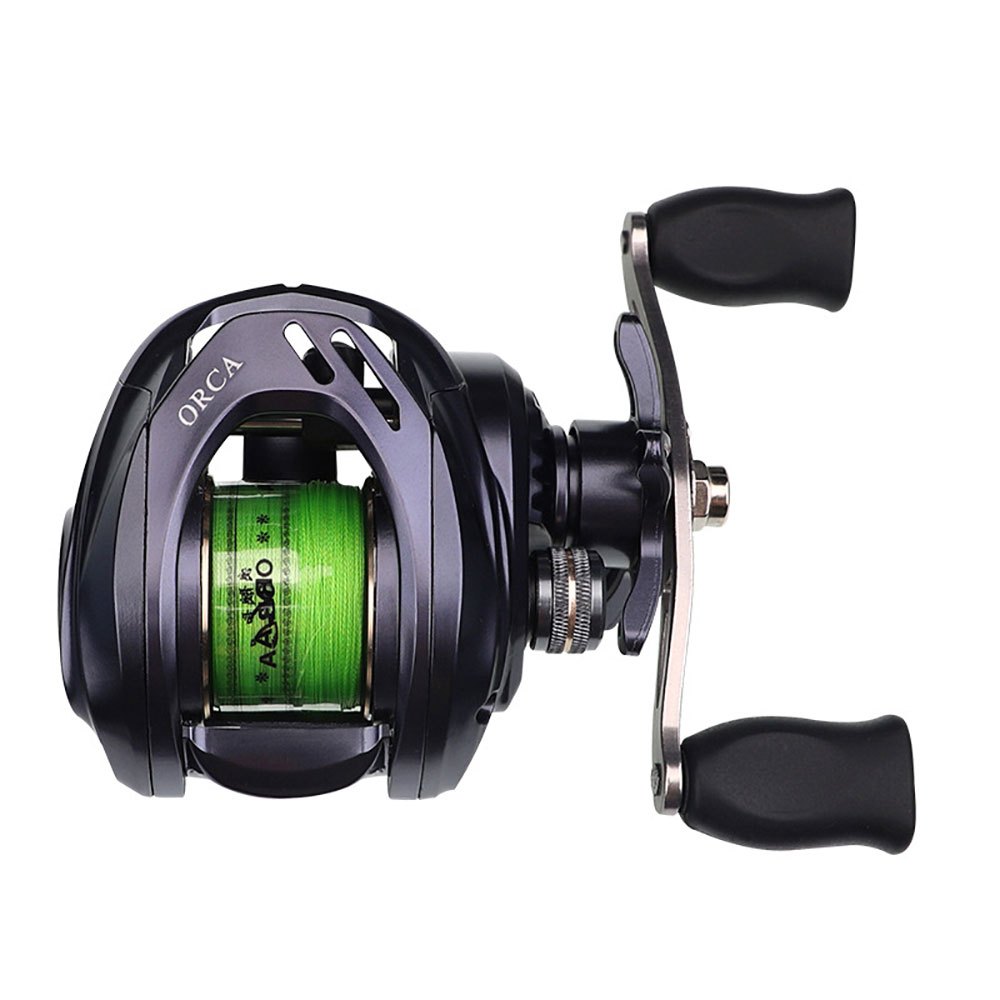 Baitcasting Reel With The Line 8KG Max Drag 7.2:1 Gear Ratio High Speed Fishing Reel 5+1BB BC ...