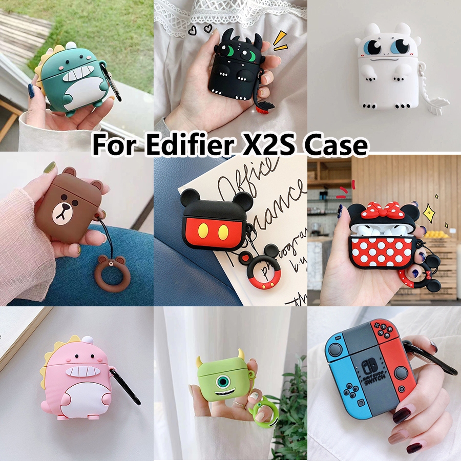Soft Silicone Cover Case Earphones Cover for Edifier X3 Lite Cartoon ...