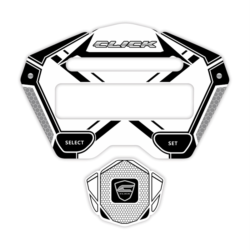 Panel gauge protector honda click 125i v2 v3 printed sticker decals ...