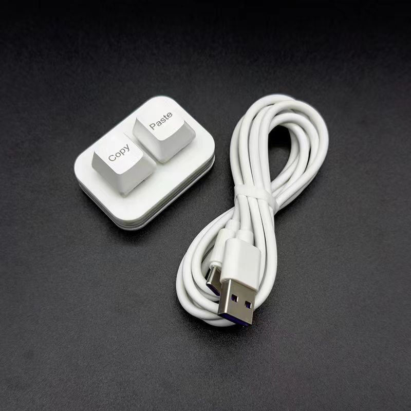 Two-key Mini Version Mechanical Keyboard Personalized Custom Drive-Free ...