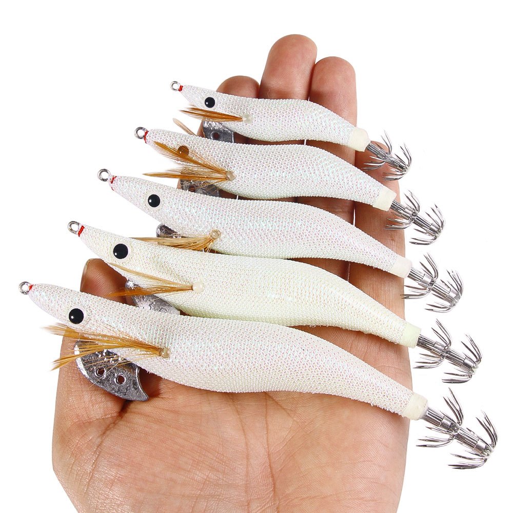1pcs Squid Jigs 2.0#2.5#3.0#3.5#4.0# Luminous Squid Jig Egi For Sea Fishing Artificial Lure ...