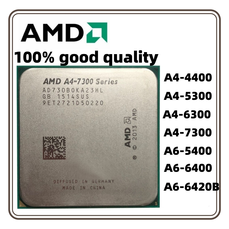 A4-4000 A4-5300 A4-6300 A4-7300 A6-5400 A6-6400 A6-6420B A6-7400 Socket ...