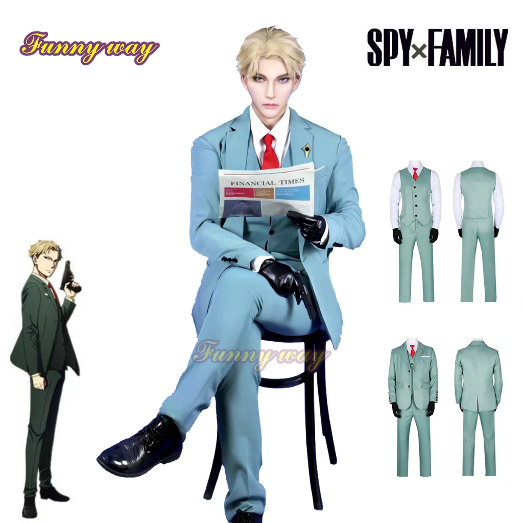 Loid Forger Cosplay Costumes Anime Spy X Family Halloween Costumes ...