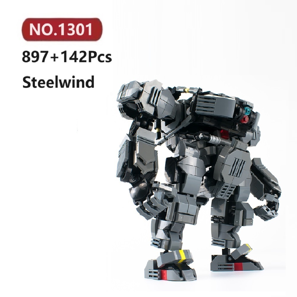 [MOC]Steelwind Manned Mecha Building Blocks 1039 Pcs Mecha Bricks Toy ...