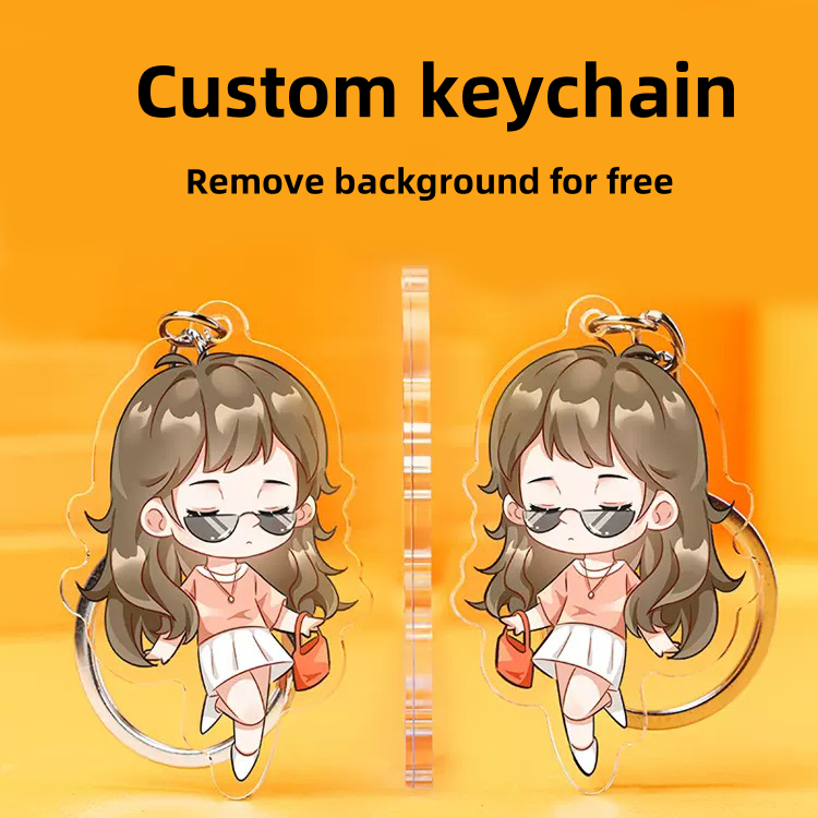 [Customization] acrylic keychain customization, key ring customization ...