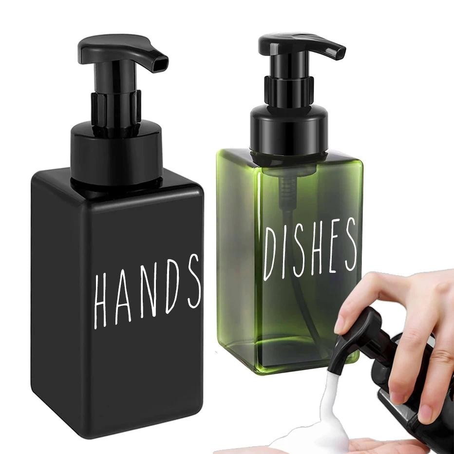450/650ml Foaming Soap Dispenser Kitchen Countertop Hand Soap Dishes ...