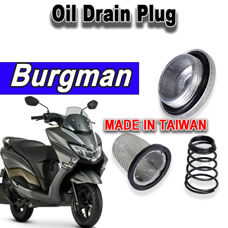 Oil Drain Plug replacememt set For suzuki burgman V2 V1 Burgman 125 150 ...