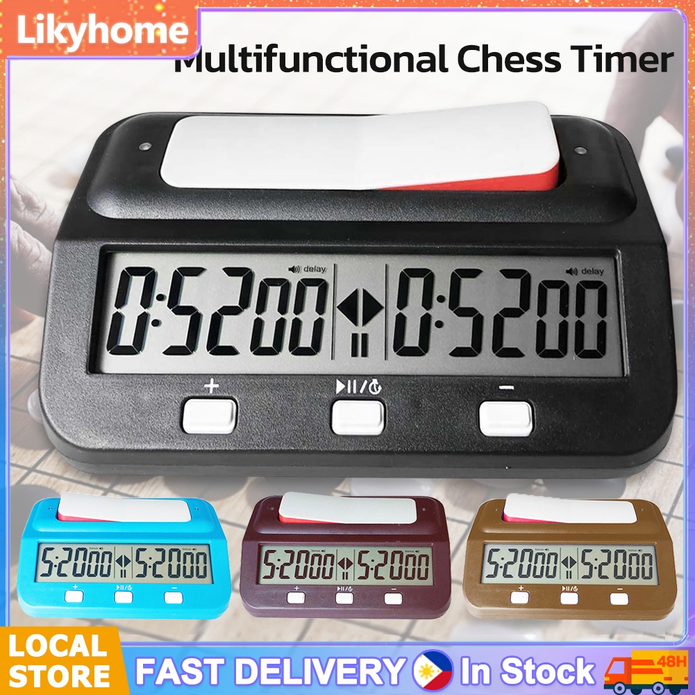 [Fast Delivery] Chess Game Clock Timer Digital Chess Alarm Clock Game ...