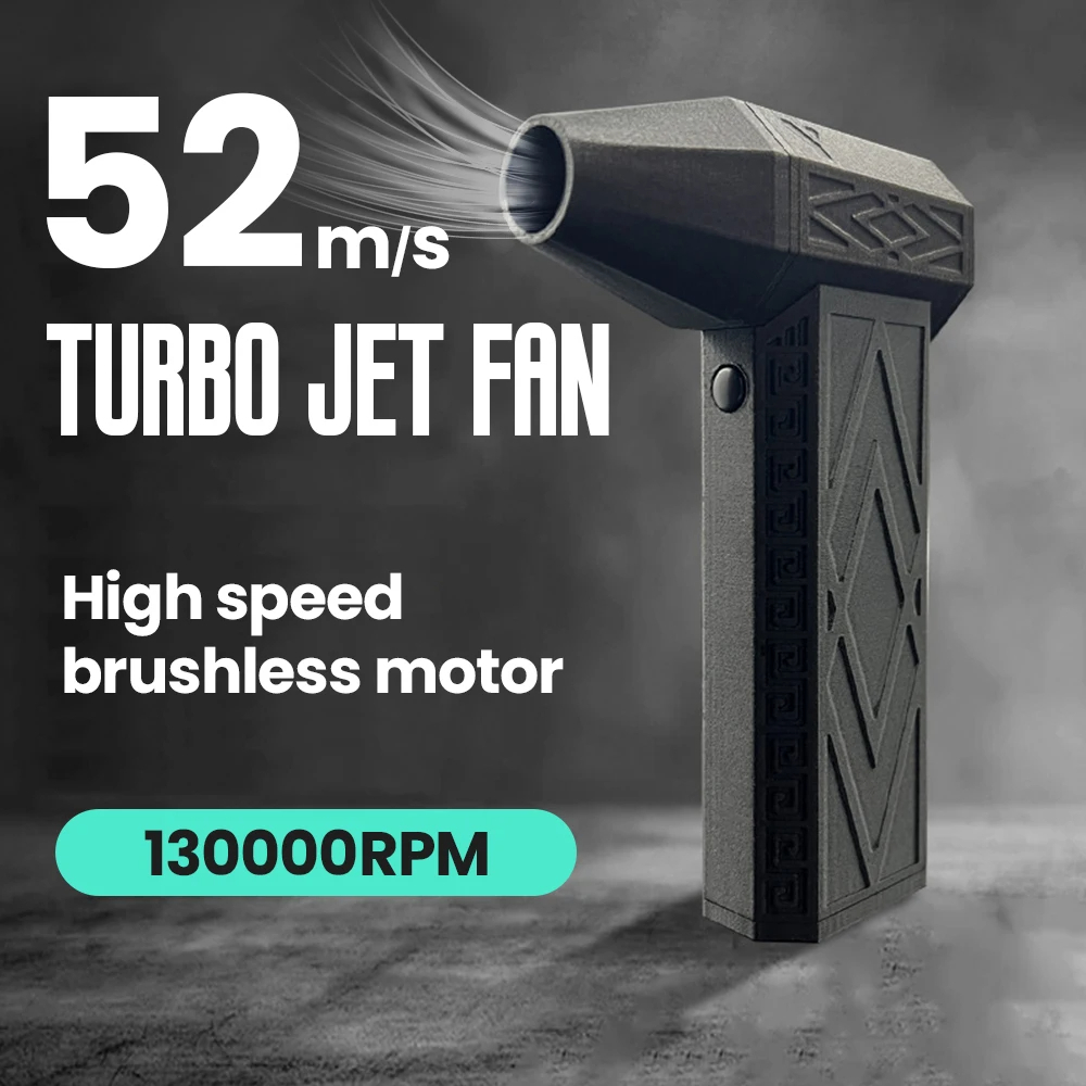 Turbo Jet Fan Hurricane Diy Violent Fan Network Violent Brushless Motor ...