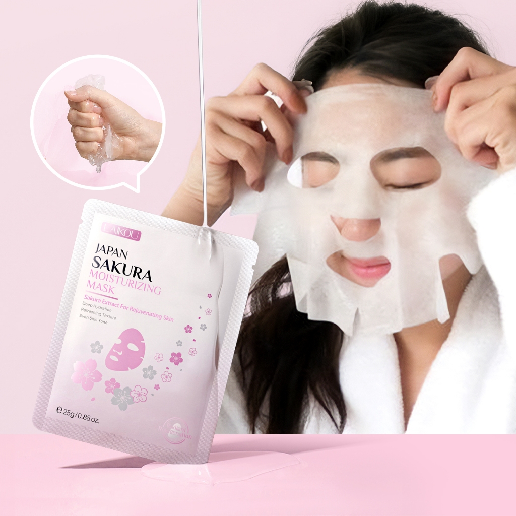 LAIKOU Japan Sakura Moisturizing Brightening Mask Deep Hydration ...