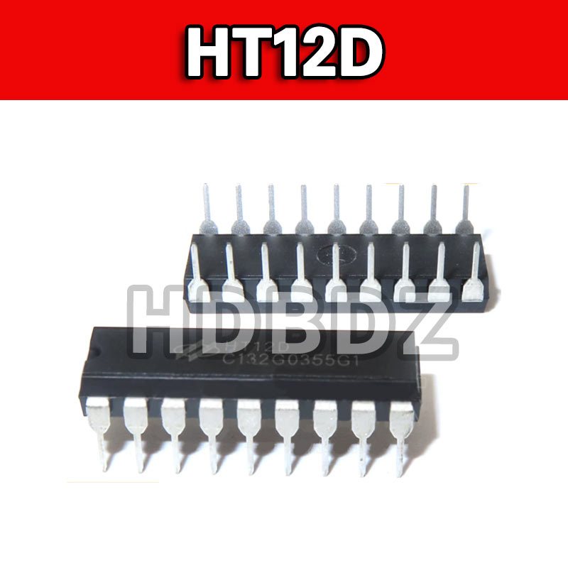 Ht12e HT12D Infrared Transmitter Receiver Chip Hetai MCU Radio Remote ...