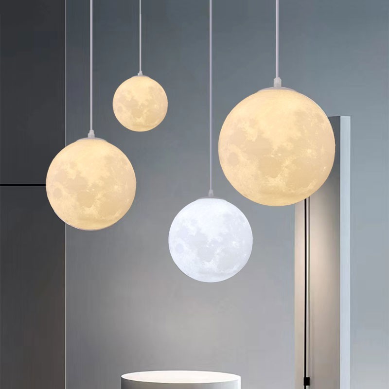 3D Moon Bar Counter Light Dining Light Kitchen Island Chandelier Unique ...