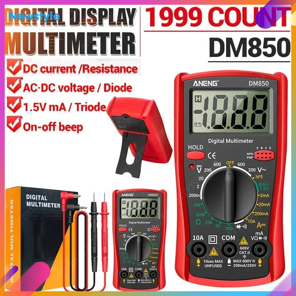 ANENG DM850 Digital Multimeter 1999 Counts Profesional Electrical ...