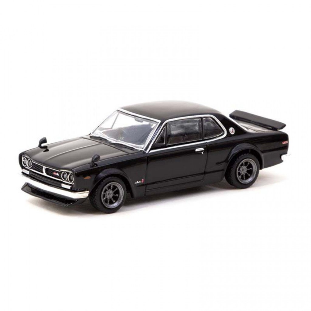 Tarmac Works T64G-043-BK 1/64 NISSAN SKYLINE 2000 GT-R KPGC10 BLACK DIECAST SCALE MODEL CAR ...