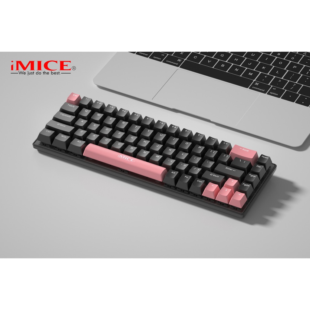 One key zone real mechanical keyboard, 68 key gaming keyboard, colorful ...
