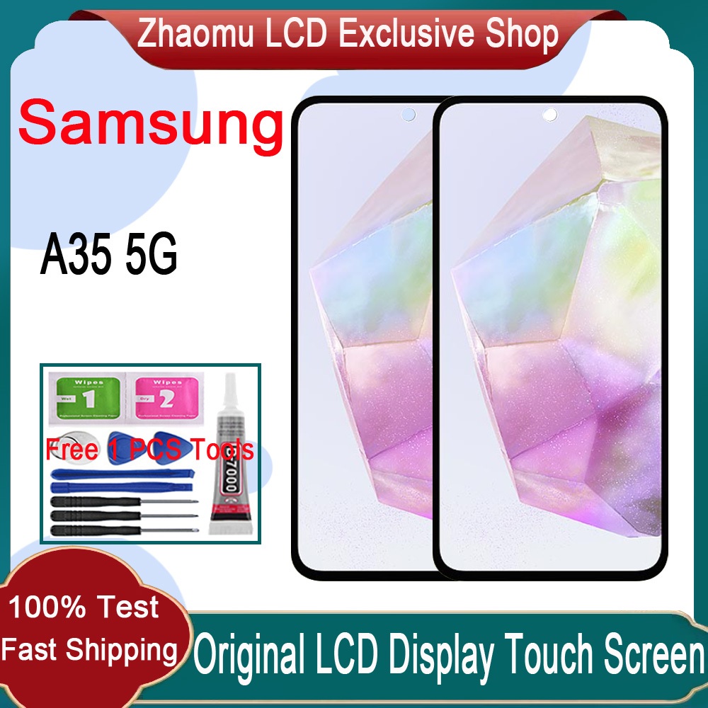 For Samsung Galaxy A35 5G LCD Display Screen With Frame Replacement ...