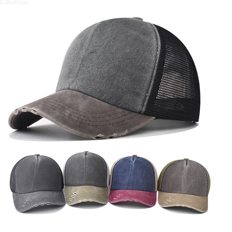 8 colors contrasting plain vintage cap for men 5 panel cap snapback cap ...