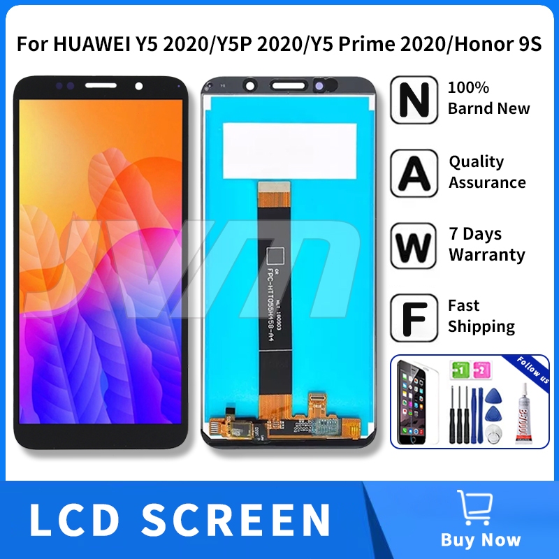 For HUAWEI Y5 2020/Y5P 2020/Y5 Prime 2020/Honor 9S LCD Touch Screen Replacement Ultra Clear LCD ...