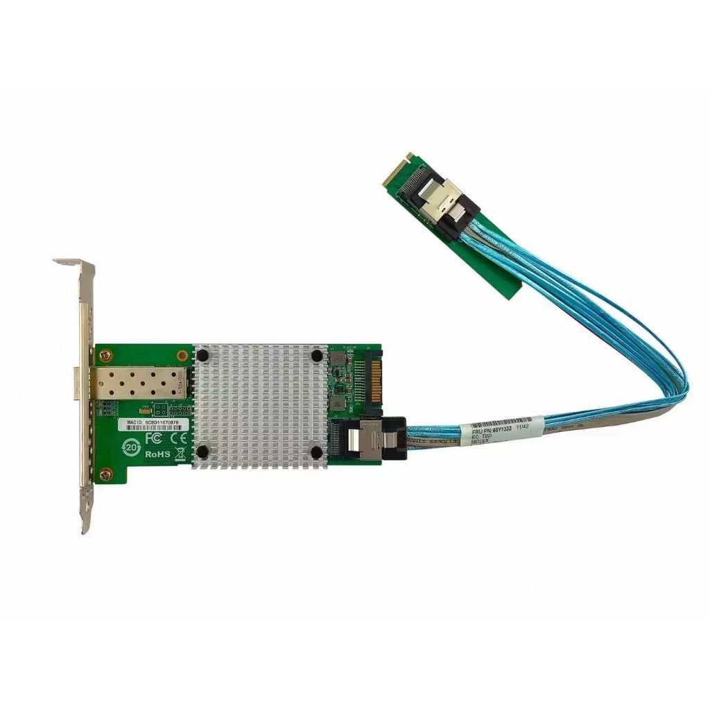 Intel x520-da1 M.2 to 10G Megalight Network Card Ethernet Card 8599 ...