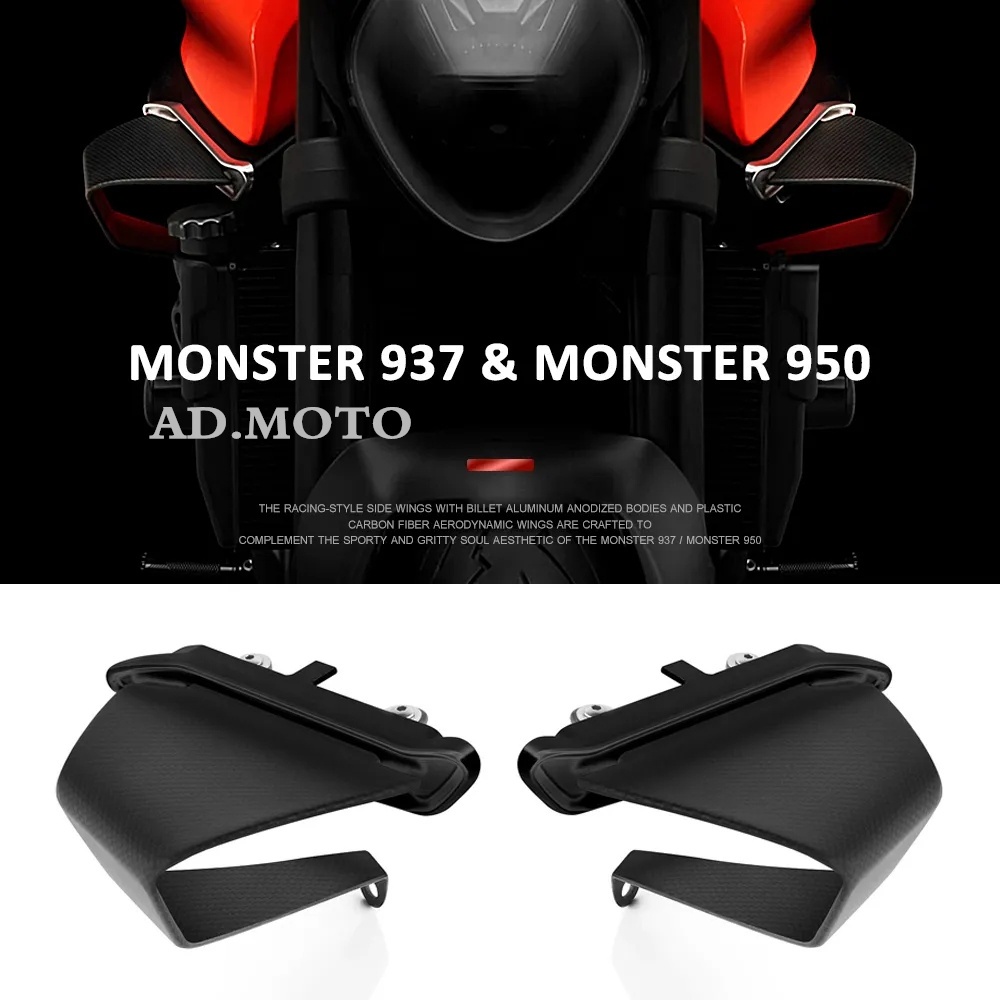 Motorcycle Monster937 Monster950 Spoiler Wing Aerodynamic Side Winglet ...