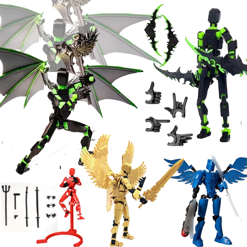 Dummy 13 Lucky Action Figure 3D Titans Lucky Robot T13 Doll Joint ...