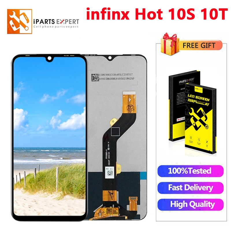 IPARTSEXPERT For Infinix Hot 10s X689 10T X689C LCD Touch Screen ...