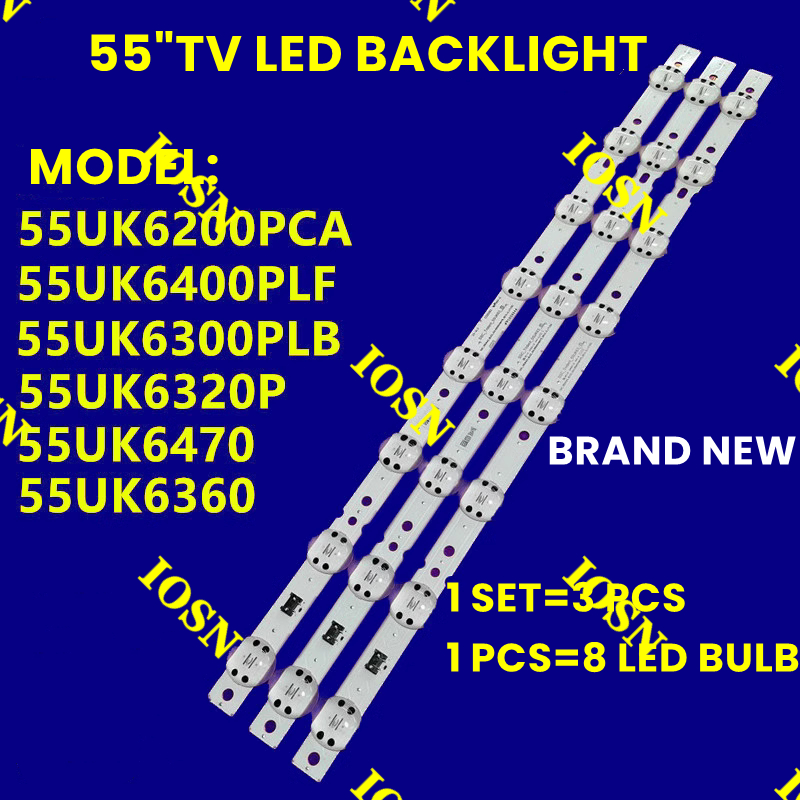 NEW 1 SET LG 55"TV LED BACKLIGHT 55UK6200PCA 55UK6320PTE 55UK6300PTE ...