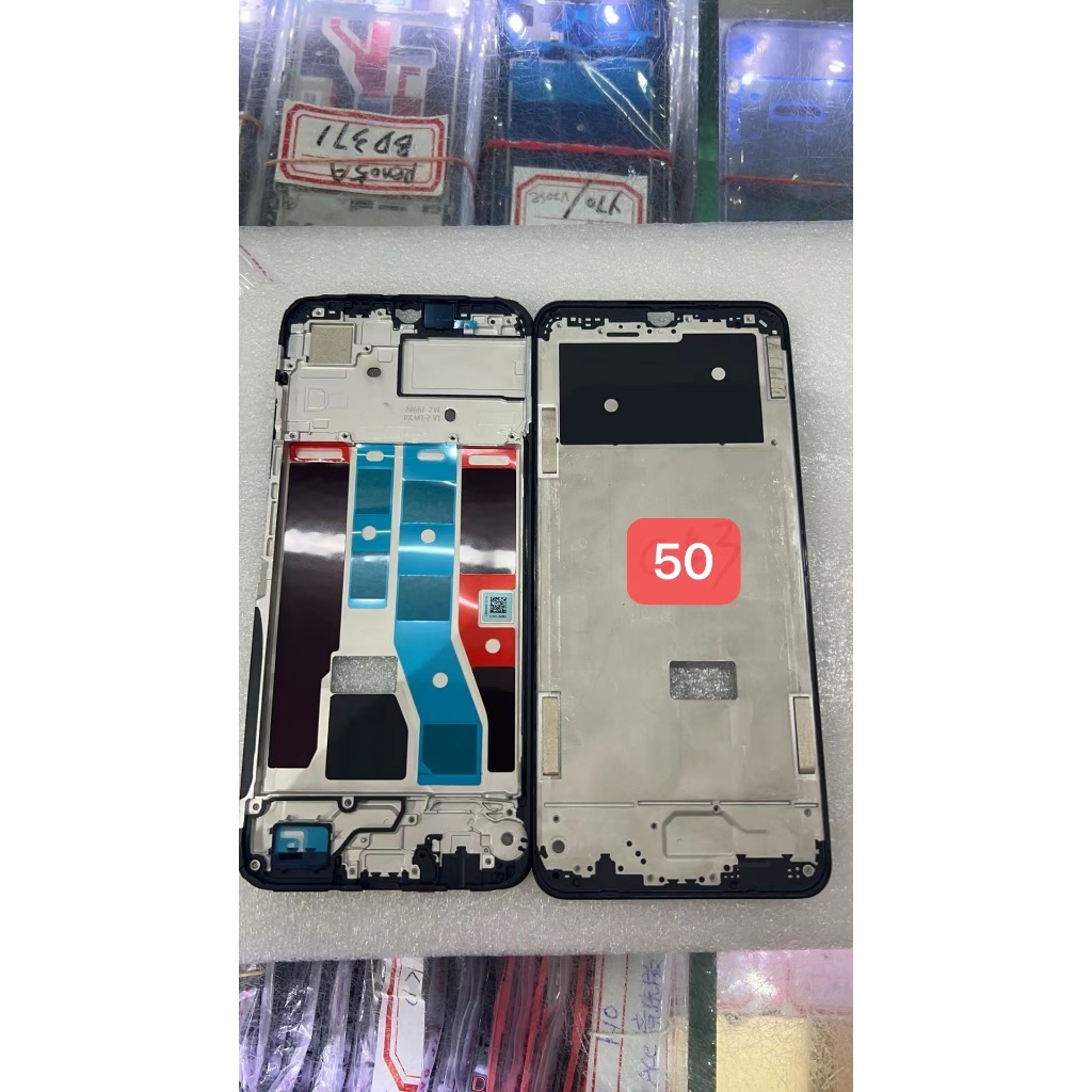 For Realme note 50 Middle Frame Front Frame Housing Bezel Repair Parts ...