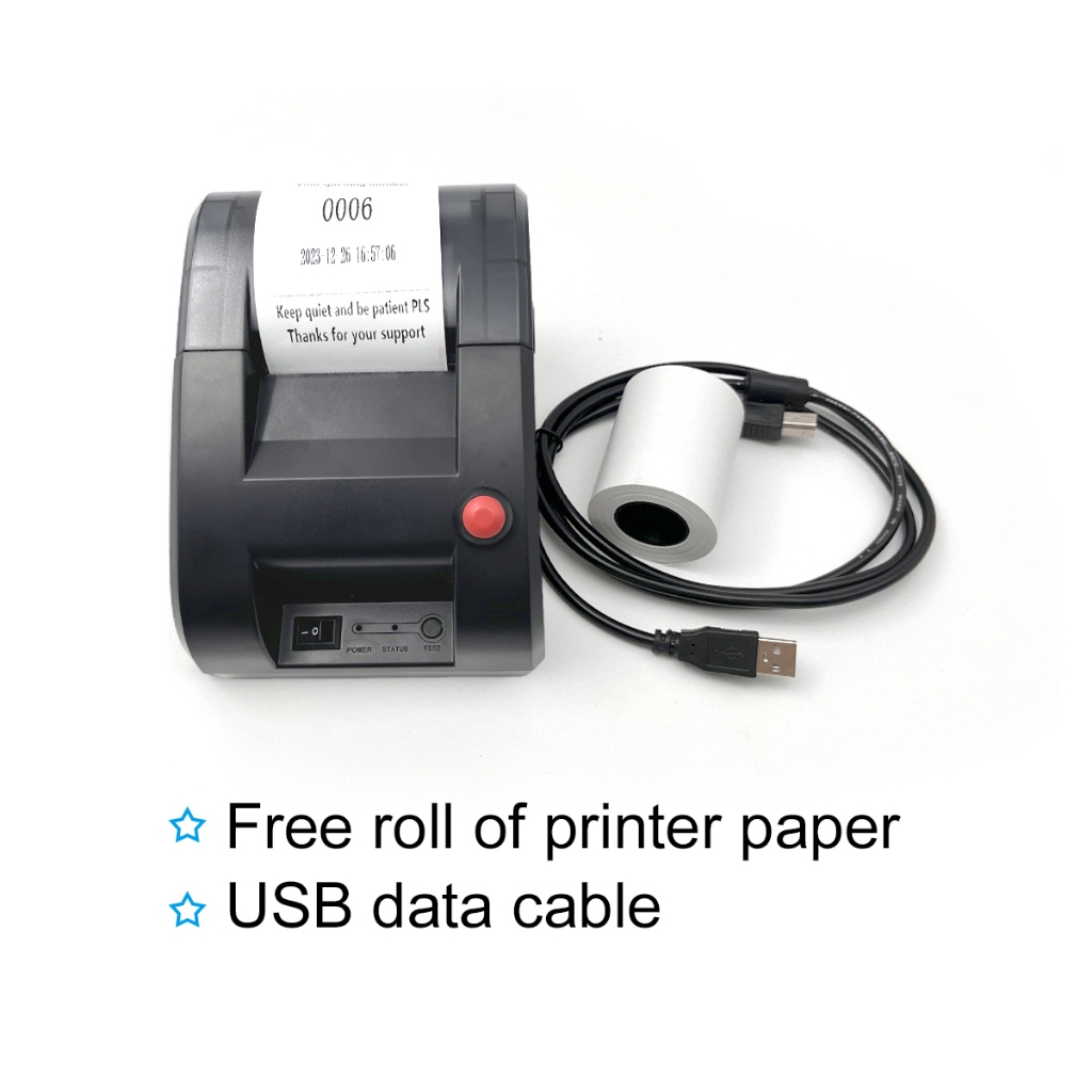 Customer Number Printer Queue Thermal Printer for Queue Number Ticket ...