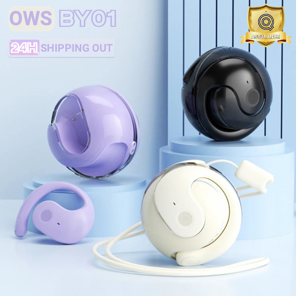OWS BY01 Earbuds (2 Freebies:1 Silicon Lanyard+1 Game Sleeve) HiFi ...